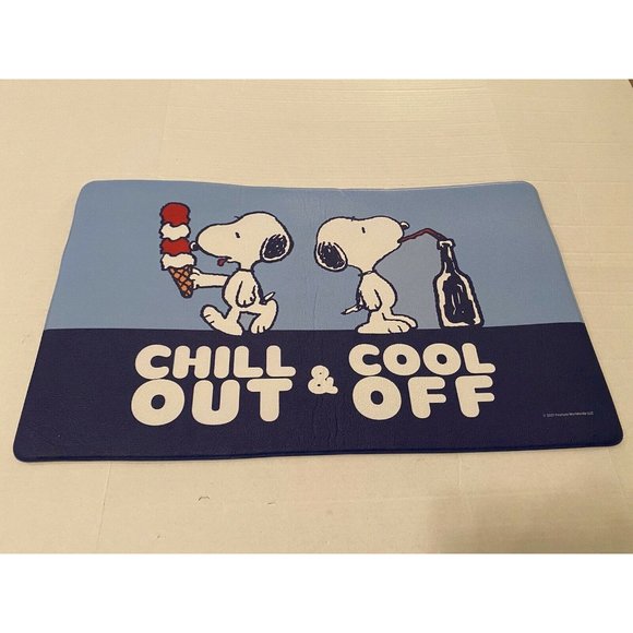 Peanuts | Accents | Peanuts Snoopy Kitchen Mat Anti Fatigue Chill Out ...